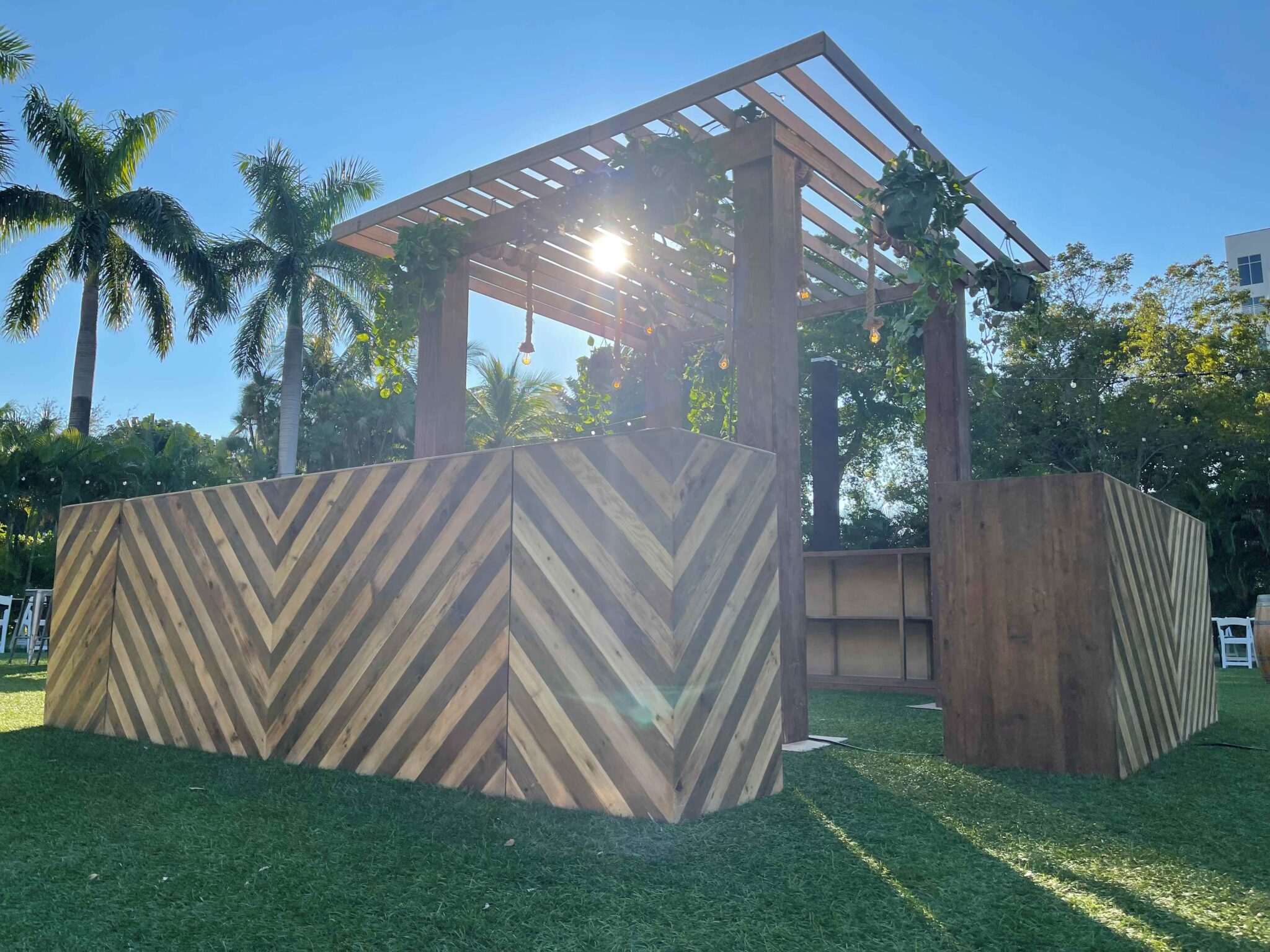 Beam Canopy Bar Back 9 | Event Effects Group