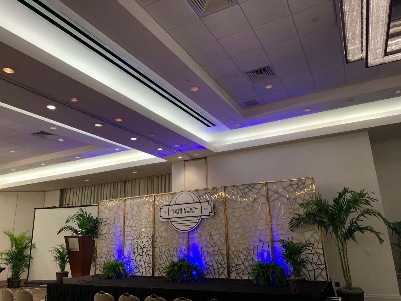 Perimeter Wall with Screens | Event Effects Group