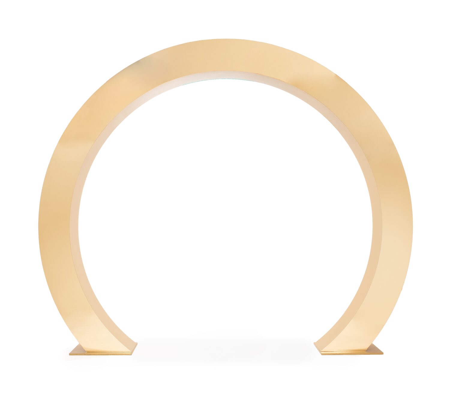 Round Gold Arch Entrance | Event Effects Group